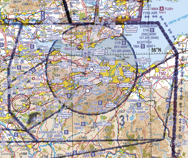 United Kingdom Scotland NATS VFR ICAO 2022 digital map – Airmate shop