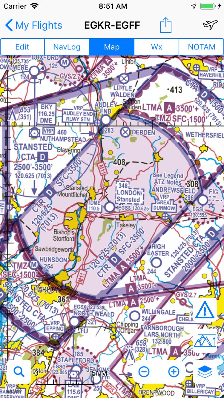 United Kingdom South NATS VFR ICAO Map 2022 – Airmate shop