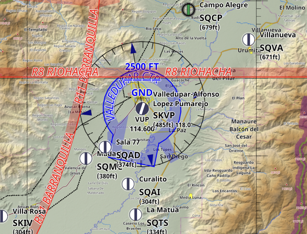 Colombia Airmate VFR digital map – Airmate shop